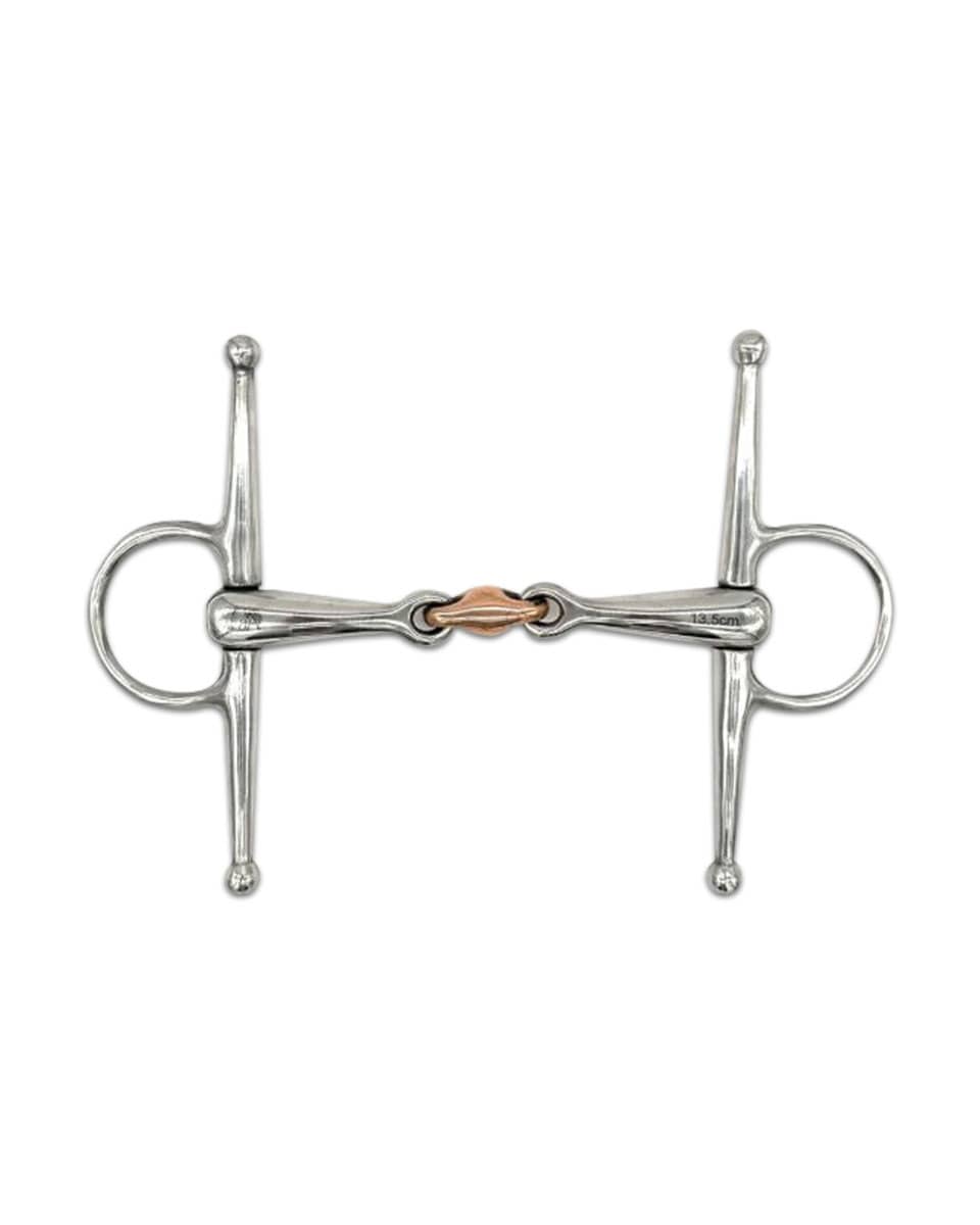 Double Jointed Copper Elliptical Full Cheek Bit - Jake Adams Equestrian ...