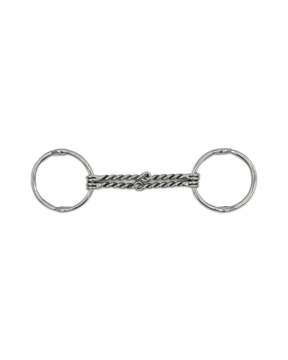 Double Twisted Wire Loose Ring Gag Bit - Jake Adams Equestrian | FarmVet