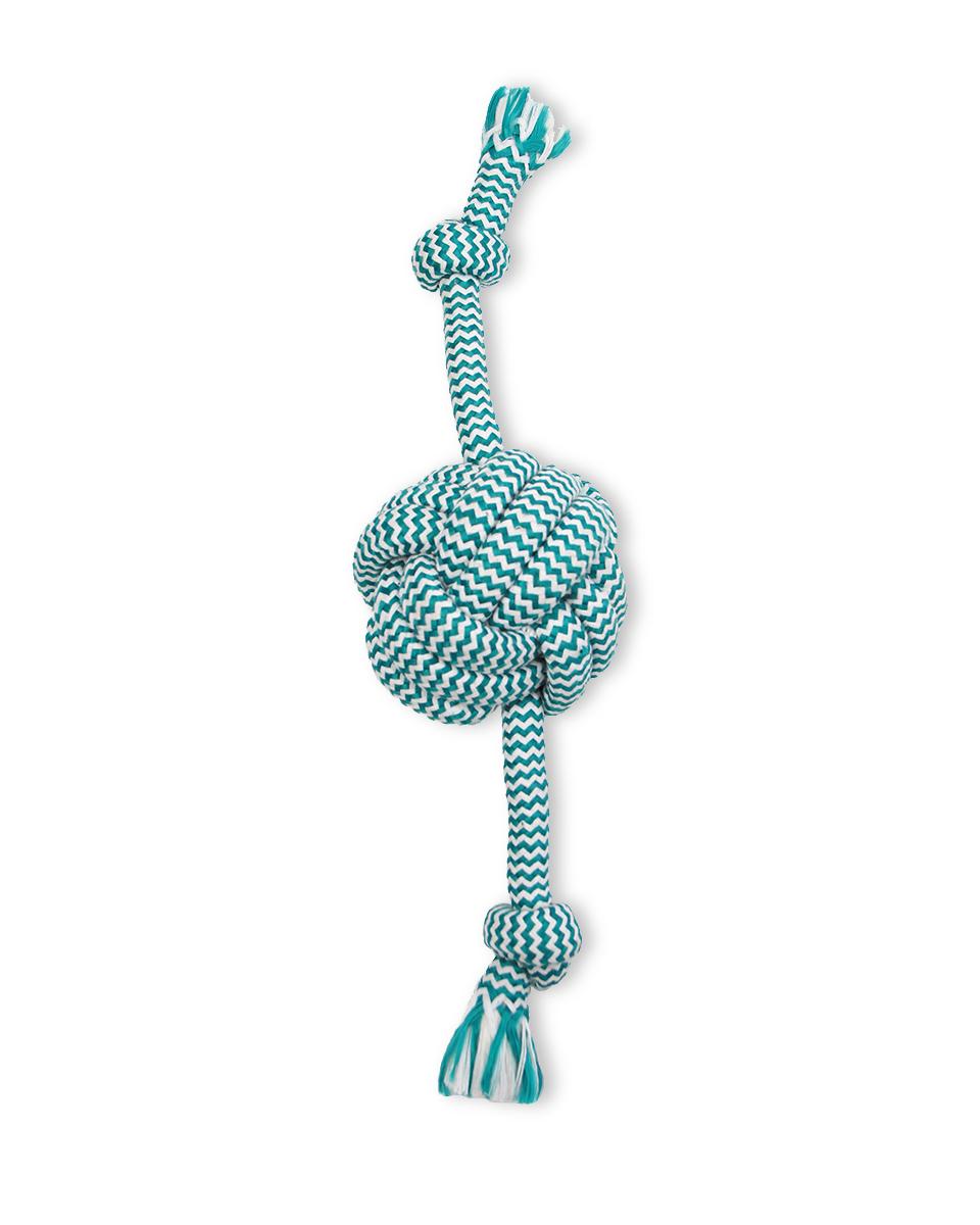 Extra Fresh Monkey Ball with Rope Ends - Mammoth Pet Products | FarmVet