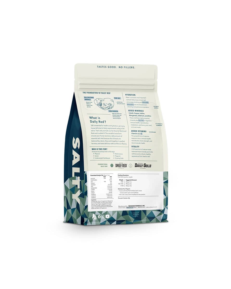 Daily Red Fortified Mineral Mix - Redmond Equine | FarmVet