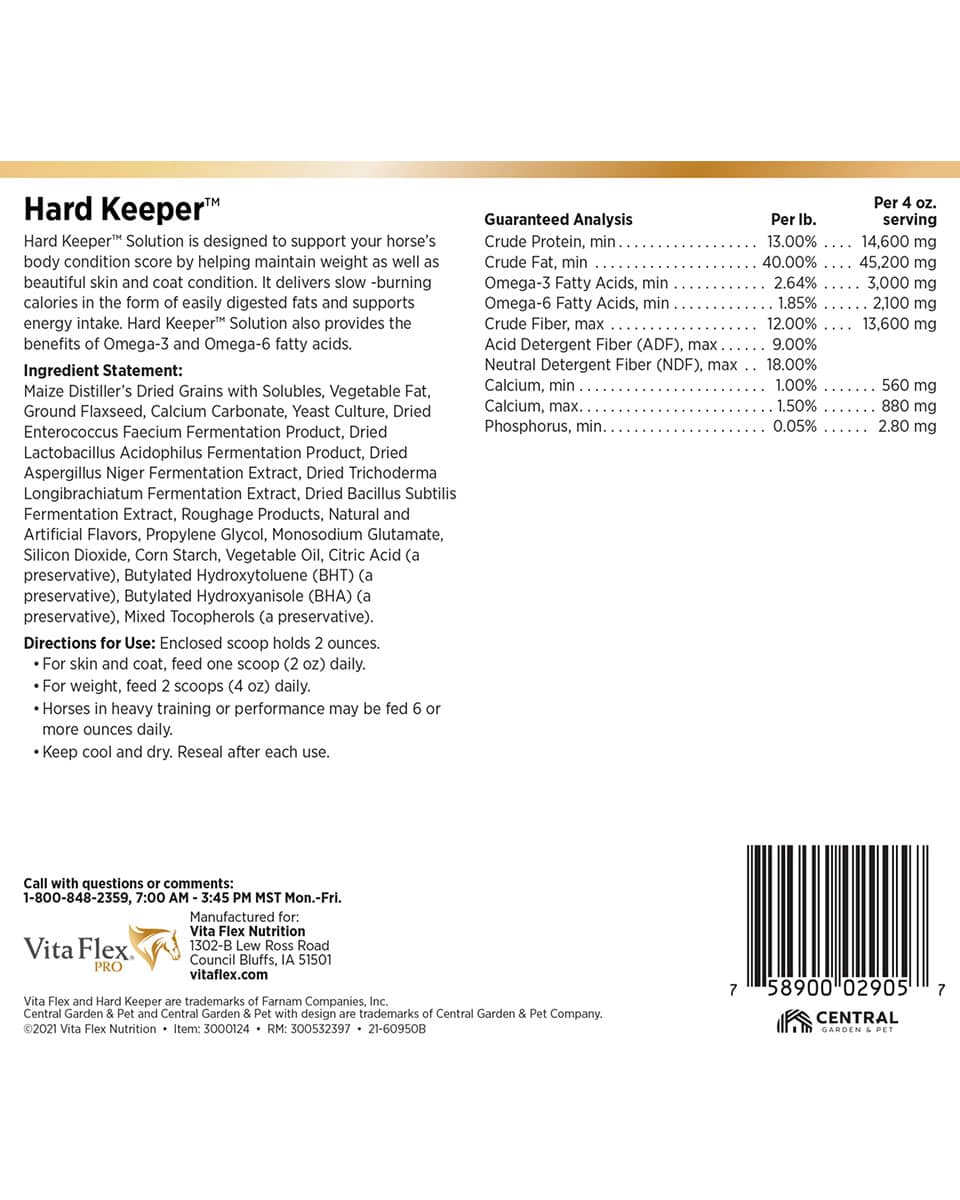 Hard Keeper Solution - Vita-Flex | FarmVet