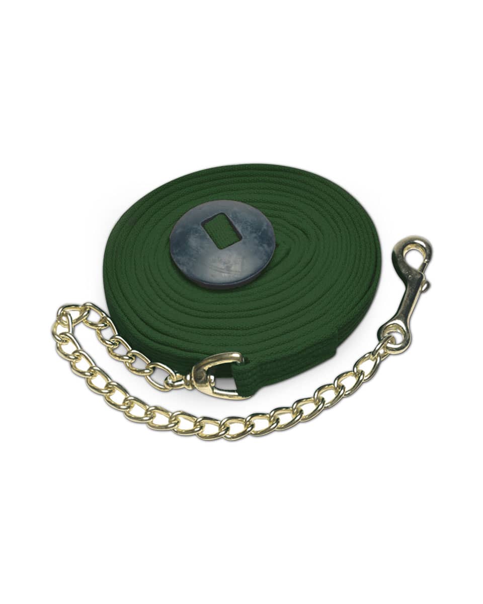 Cotton Lunge Line with 20in Chain - Jack's Manufacturing | FarmVet