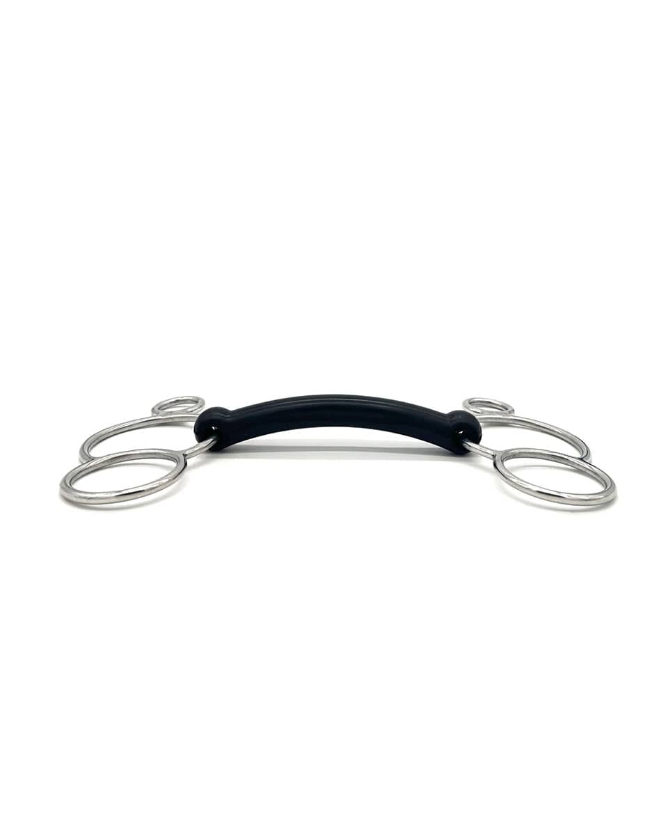 Hard Rubber Mullen Two Ring Bit - Jake Adams Equestrian|FarmVet