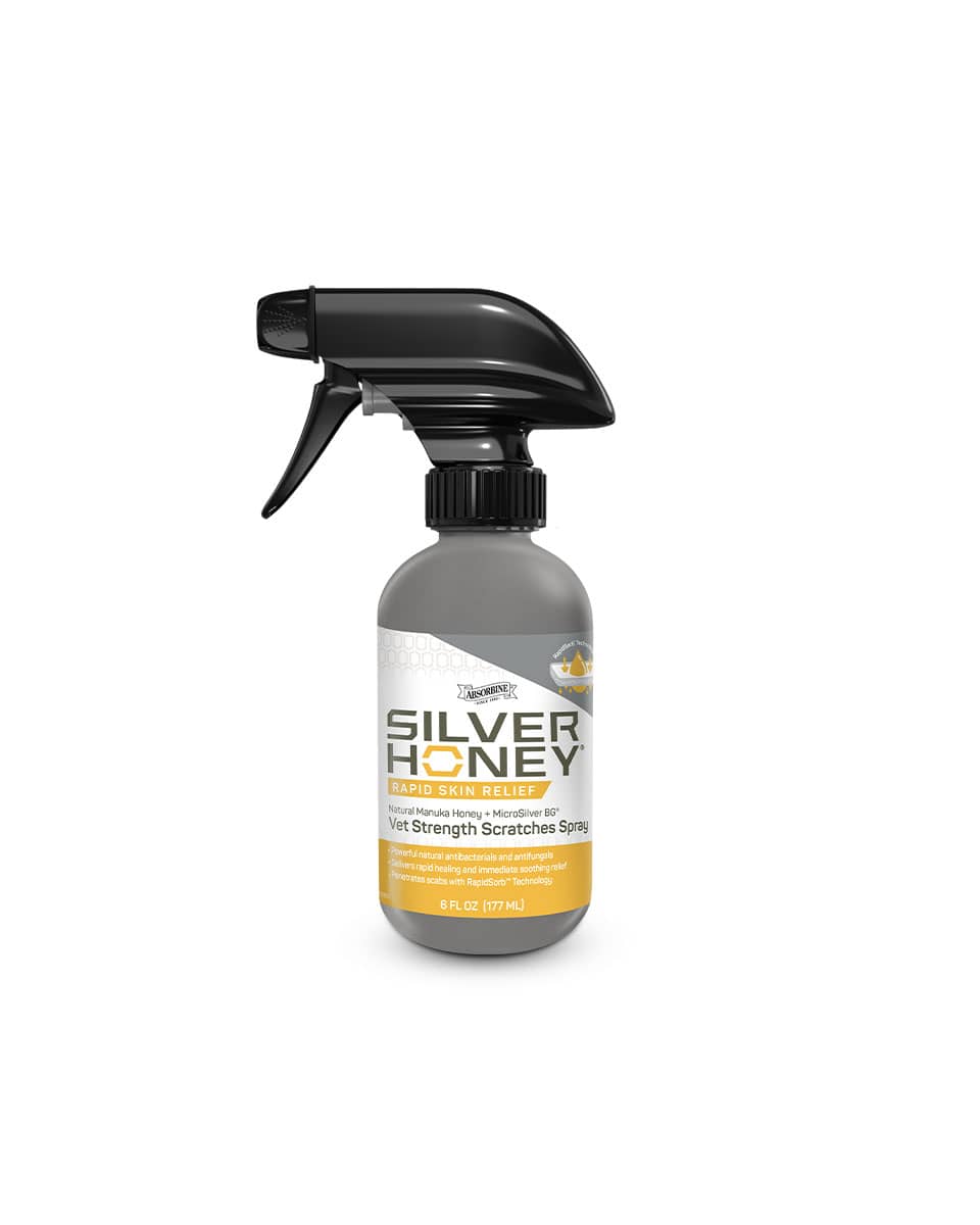 Silver Honey Rapid Skin Relief Vet Strength Scratches Spray - Absorbine | FarmVet