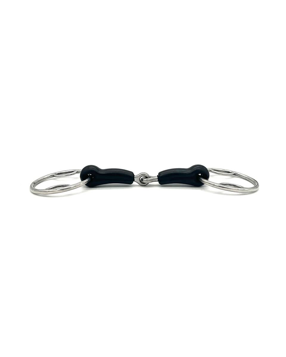 Single Joint Rubber Beval Bit - Jake Adams Equestrian | FarmVet