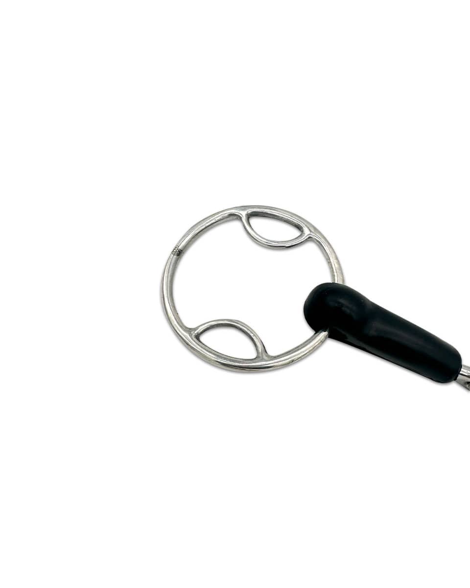 Single Joint Rubber Beval Bit - Jake Adams Equestrian | FarmVet
