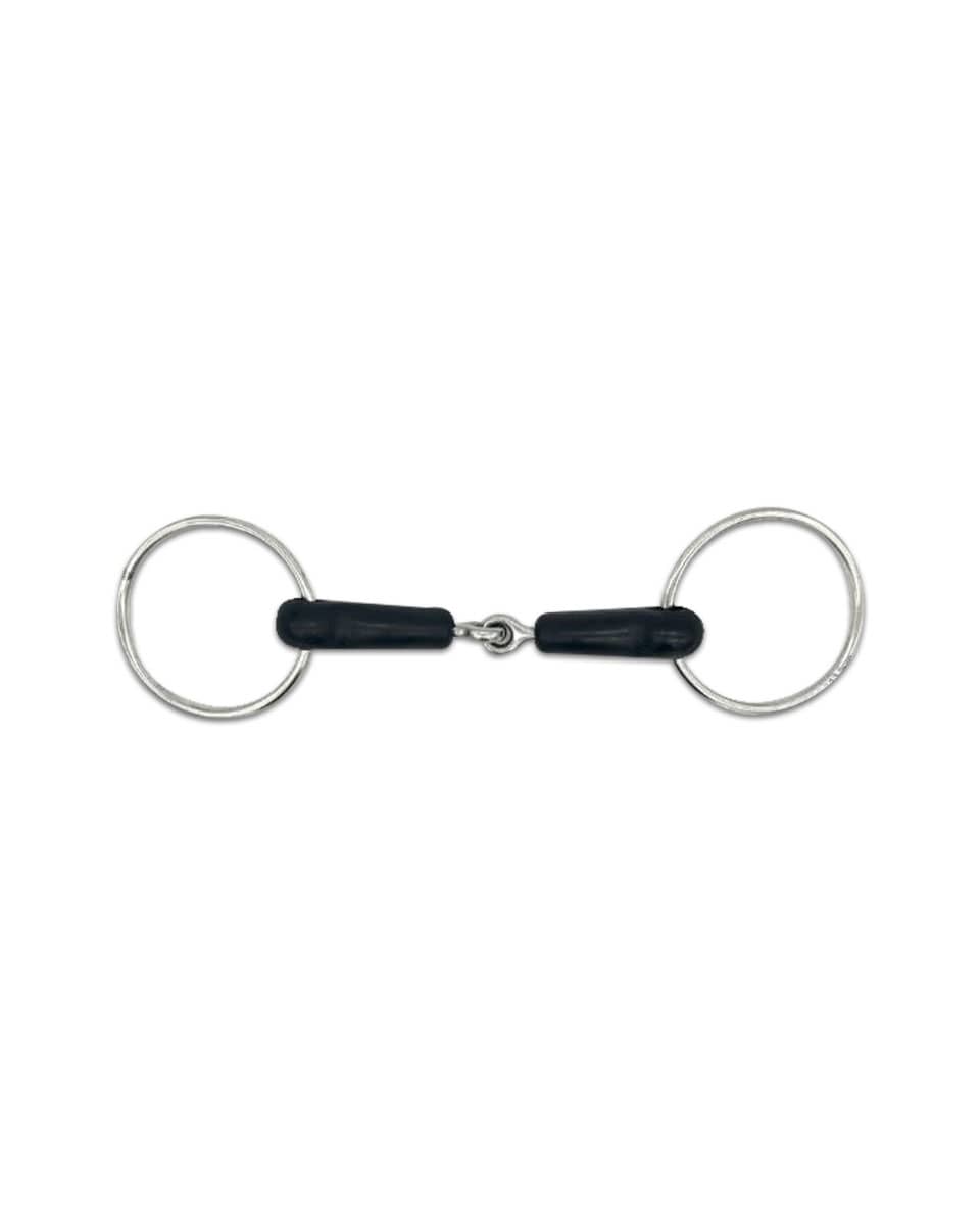 Single Joint Rubber Loose Ring Bit - Jake Adams Equestrian | FarmVet