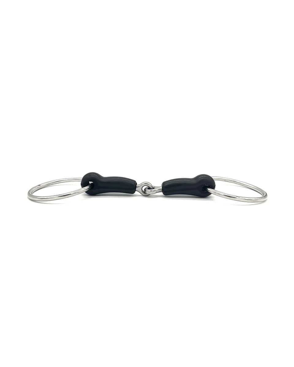 Single Joint Rubber Loose Ring Bit - Jake Adams Equestrian | FarmVet