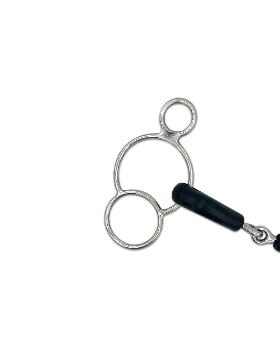 Single Joint Rubber Two Ring Bit - Jake Adams Equestrian | FarmVet