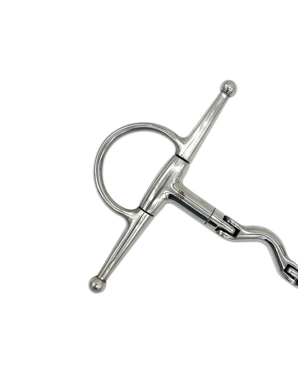 Swivel Port Hinge Full Cheek Bit - Jake Adams Equestrian | FarmVet