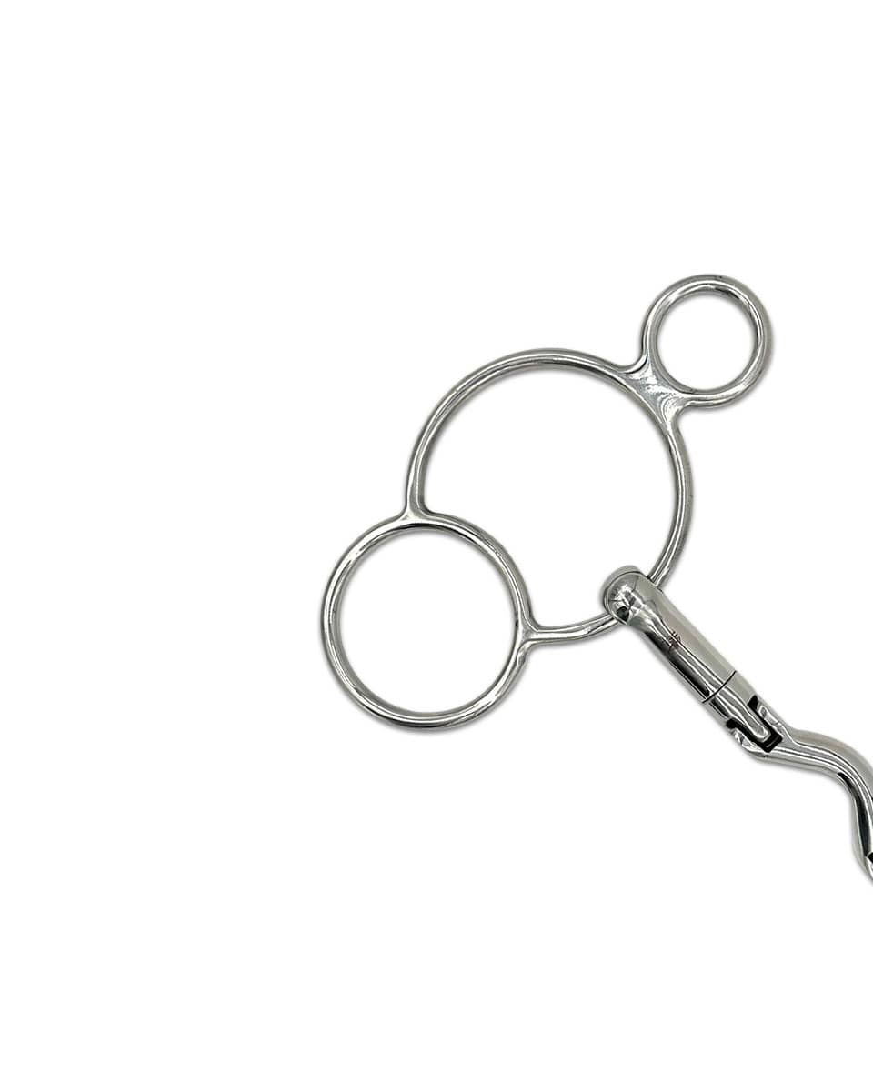 Swivel Port Hinge Two Ring Bit - Jake Adams Equestrian | FarmVet